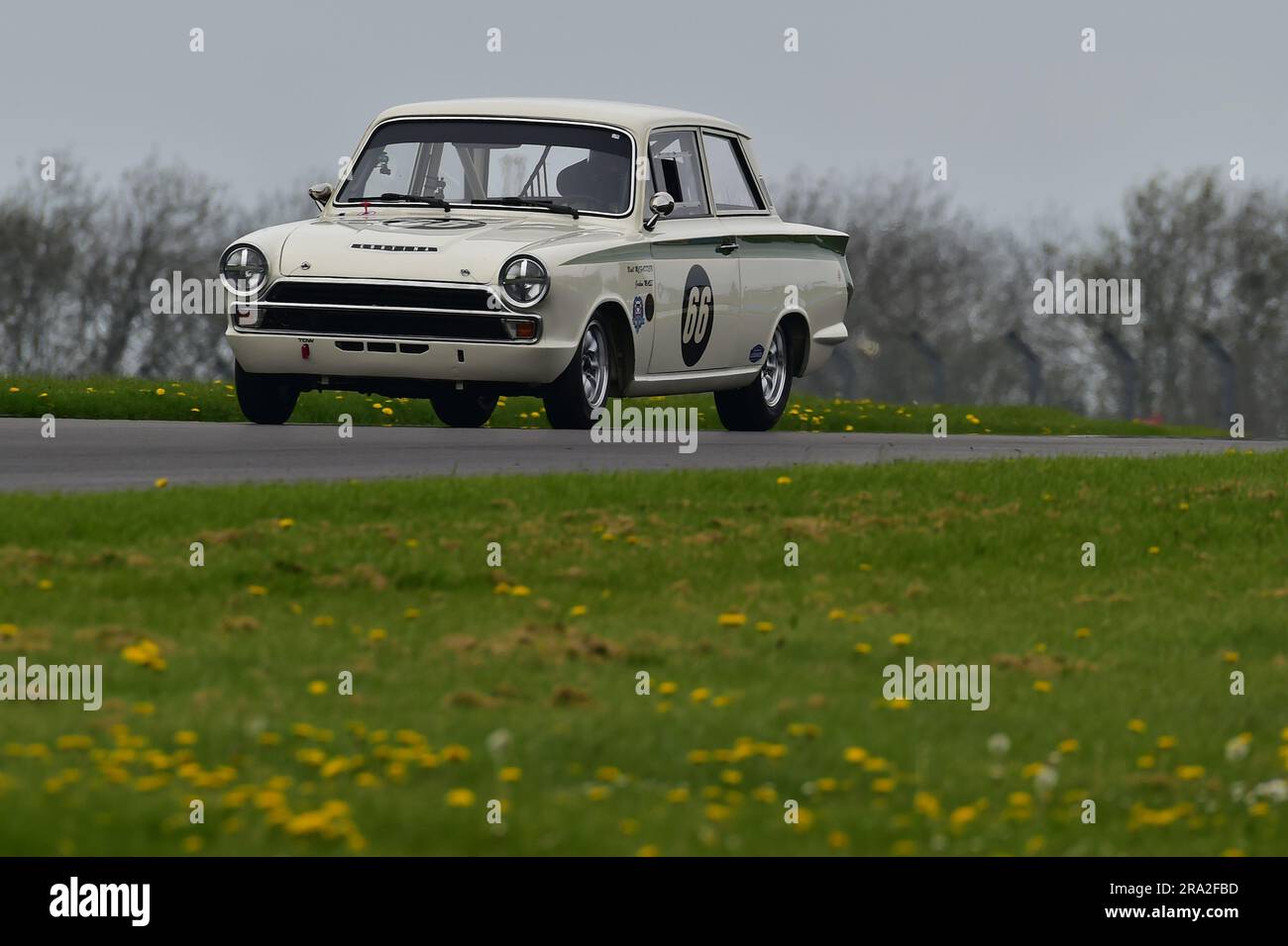 Niall McFadden, Lotus Ford Cortina Mk1, HRDC Jack Sears Trophy for 1958 ...