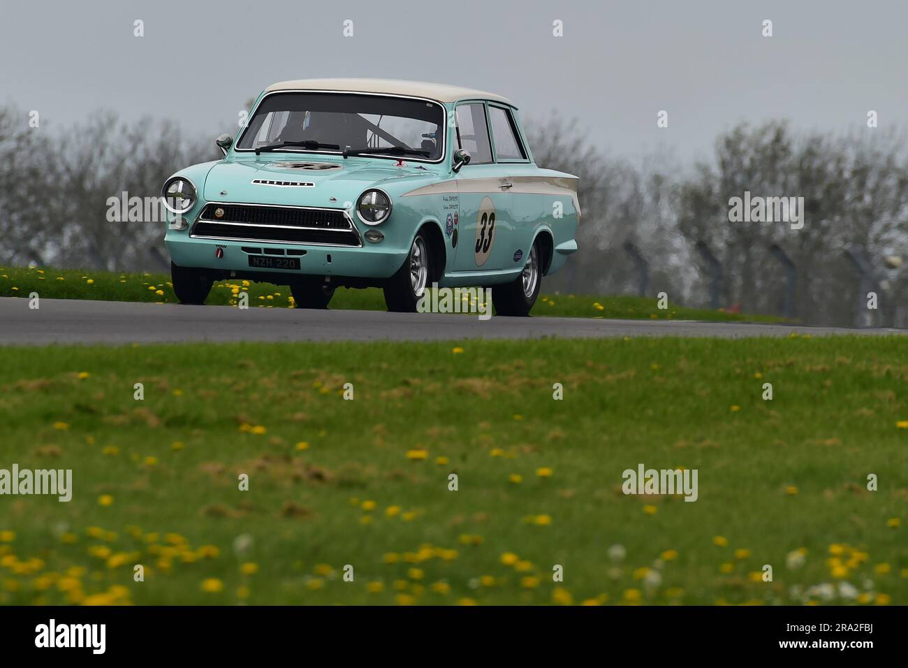 Paddy Shovlin, J Shovlin, Lotus Ford Cortina Mk1, HRDC Jack Sears ...