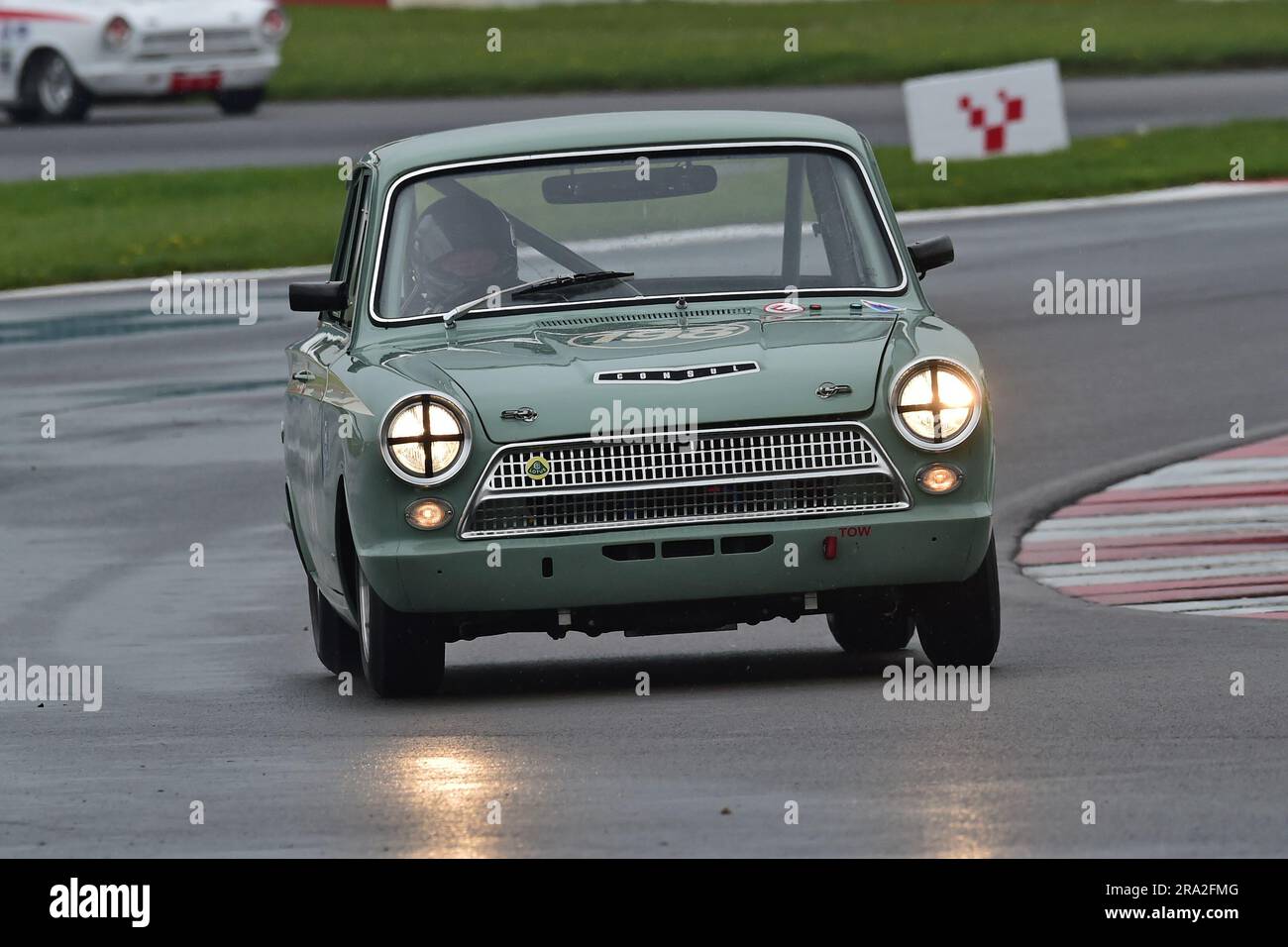 Mark Burton, Graham Pattle, Lotus Ford Cortina Mk1, HRDC Jack Sears ...