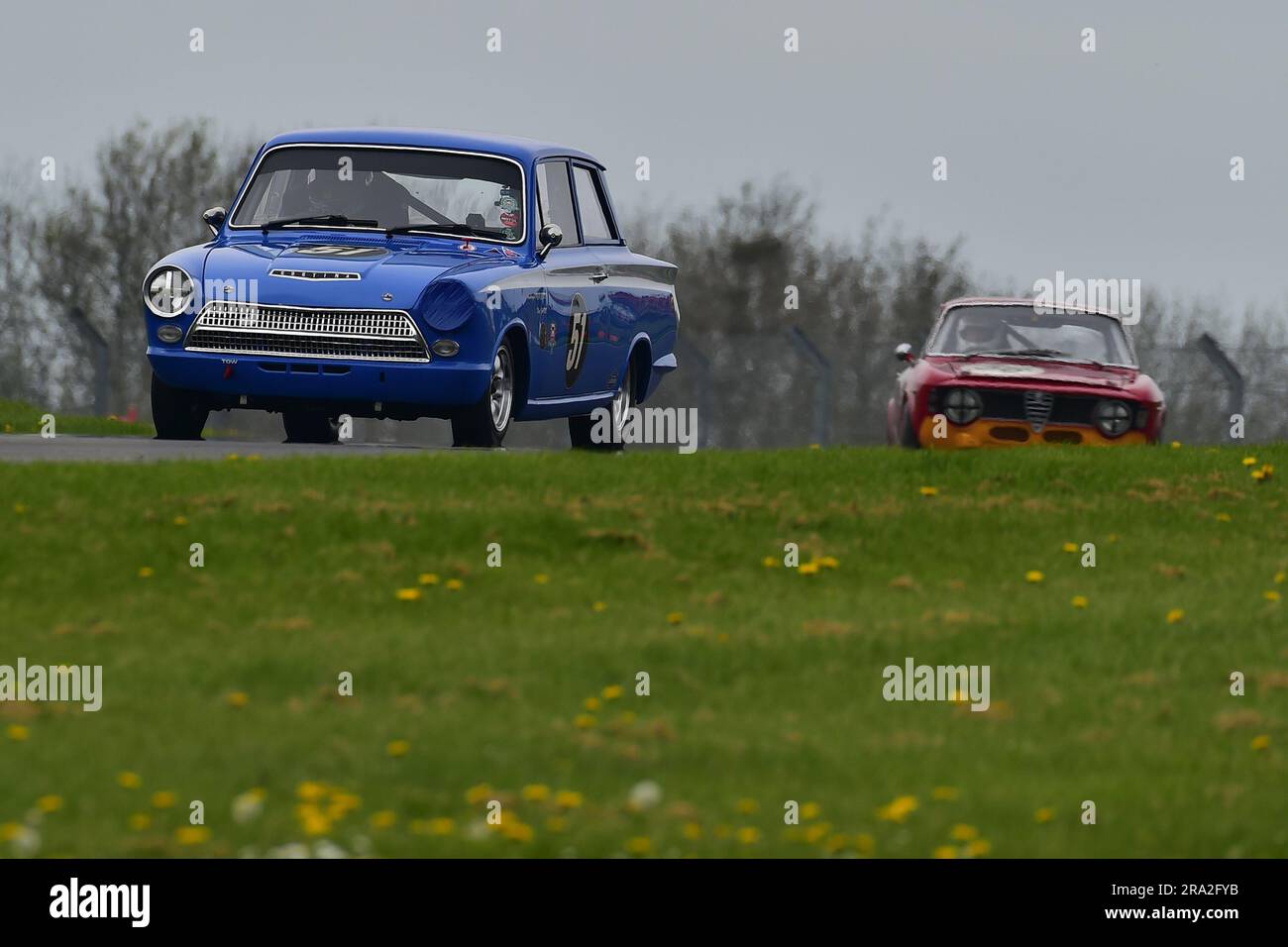 Ambrogio Perfetti, Lotus Ford Cortina Mk1, HRDC Jack Sears Trophy for ...