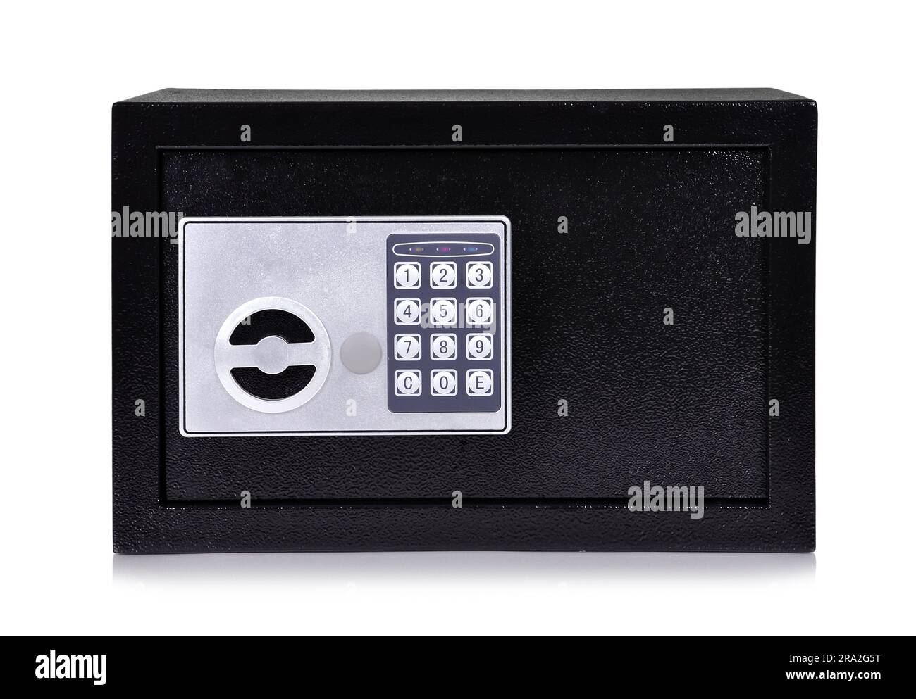 closed safe on a white background Stock Photo - Alamy