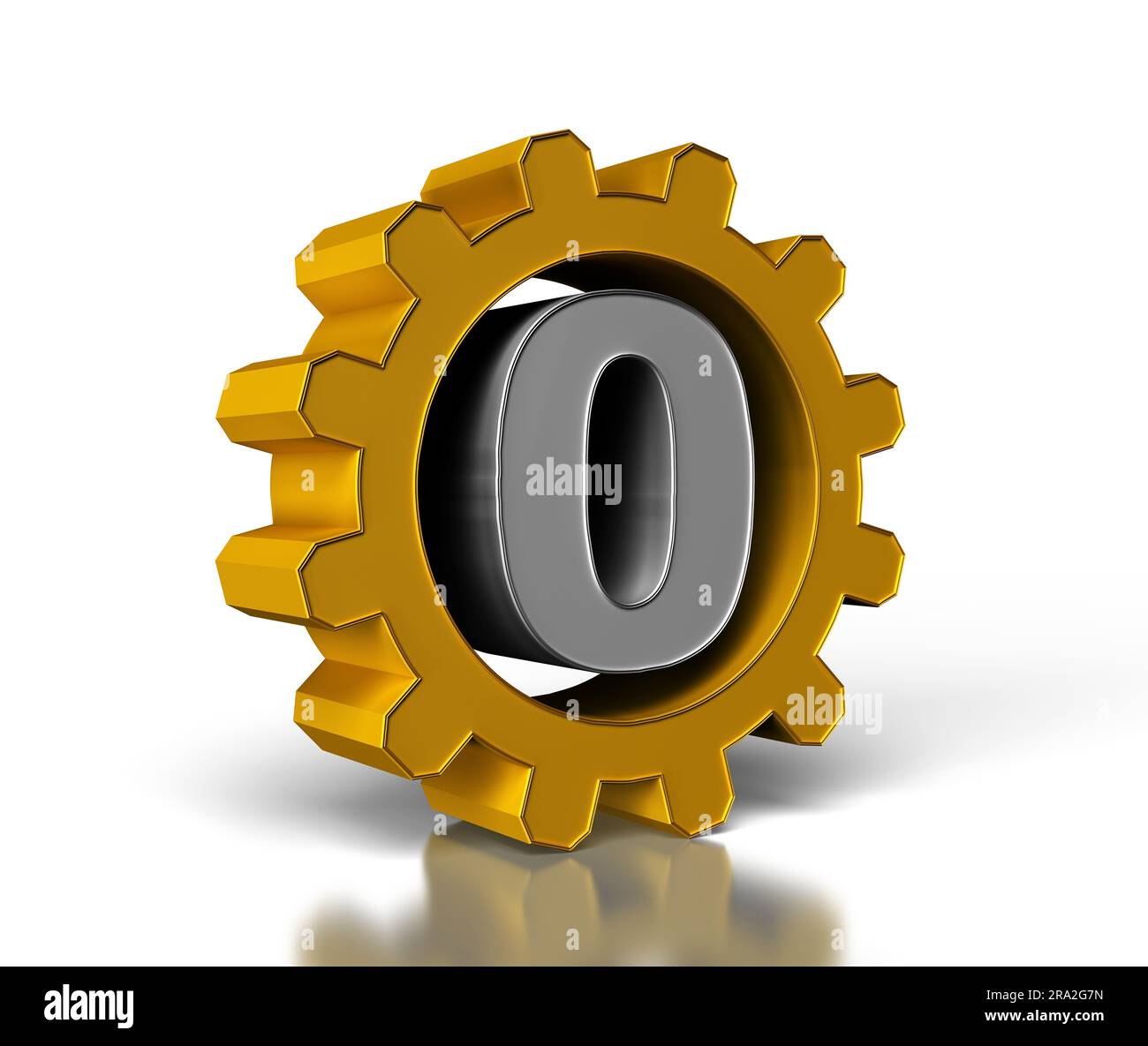 Letter O, mechanical alphabet made from gears Stock Photo - Alamy