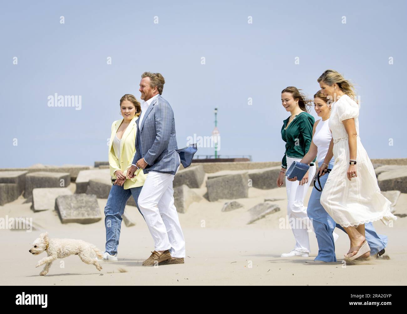 THE HAGUE - Dog Mambo, Princess Amalia, King Willem-Alexander, Princess ...