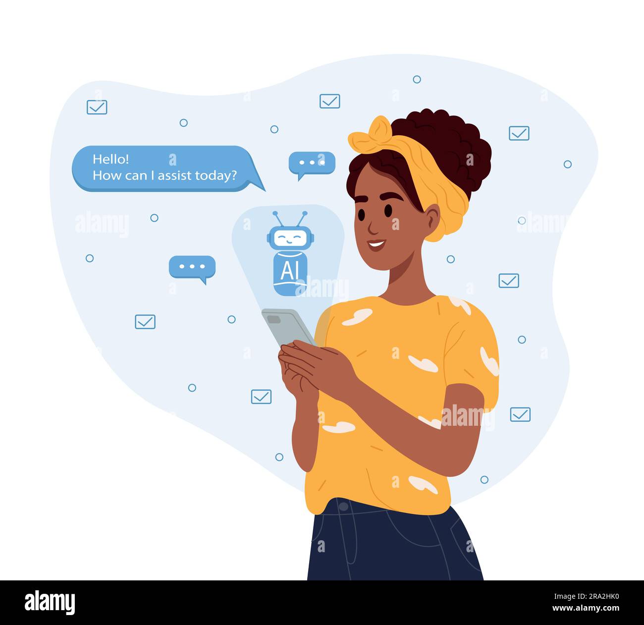 Uses The Technology Of A Smart Ai Robot Chatgpt Ai Chat Concept