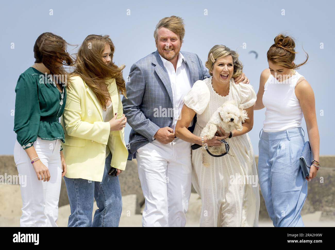 THE HAGUE - Princess Ariane, Princess Amalia, King Willem-Alexander ...