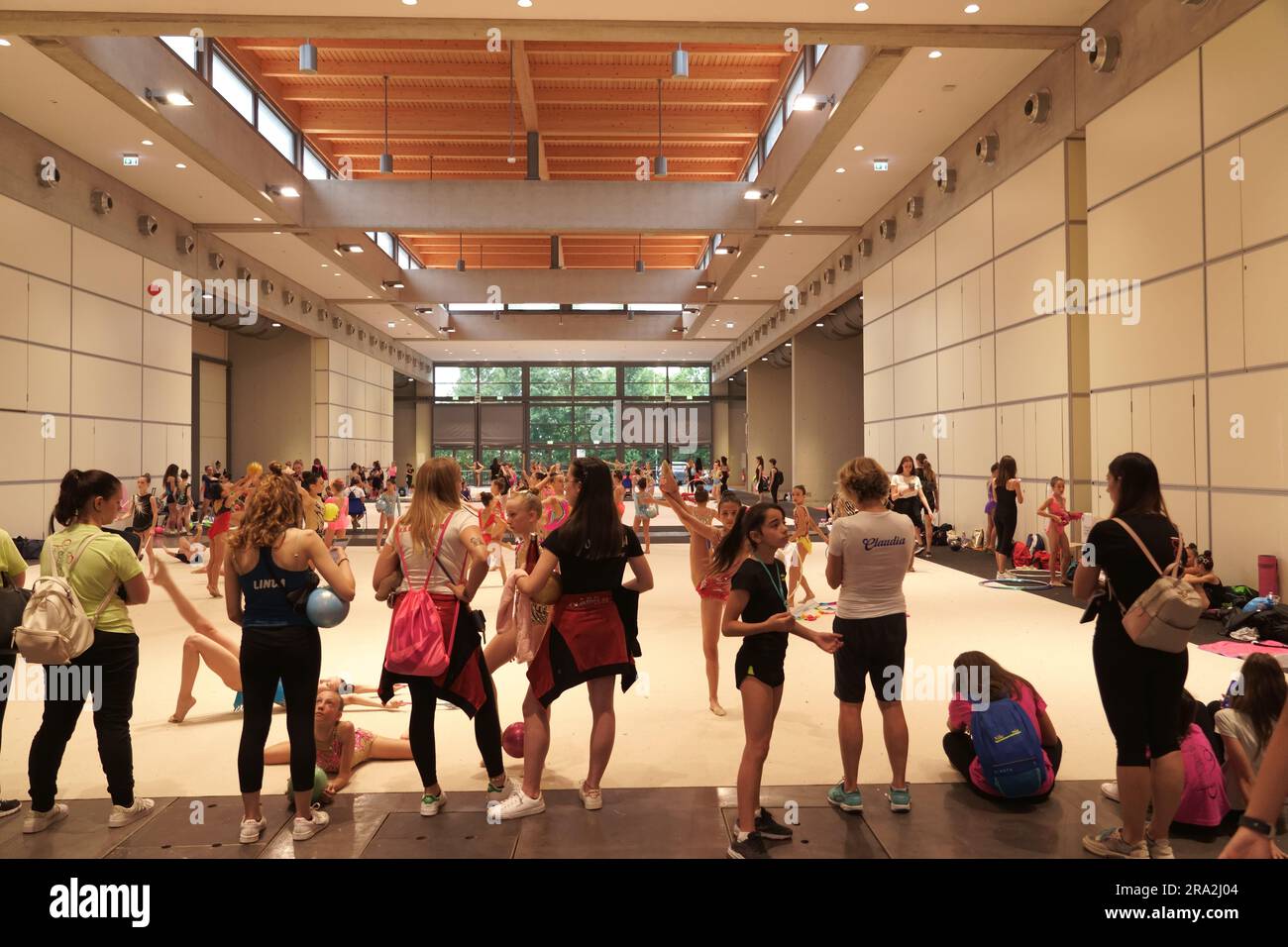 Rhythmic gymnastics performance hi-res stock photography and images - Alamy