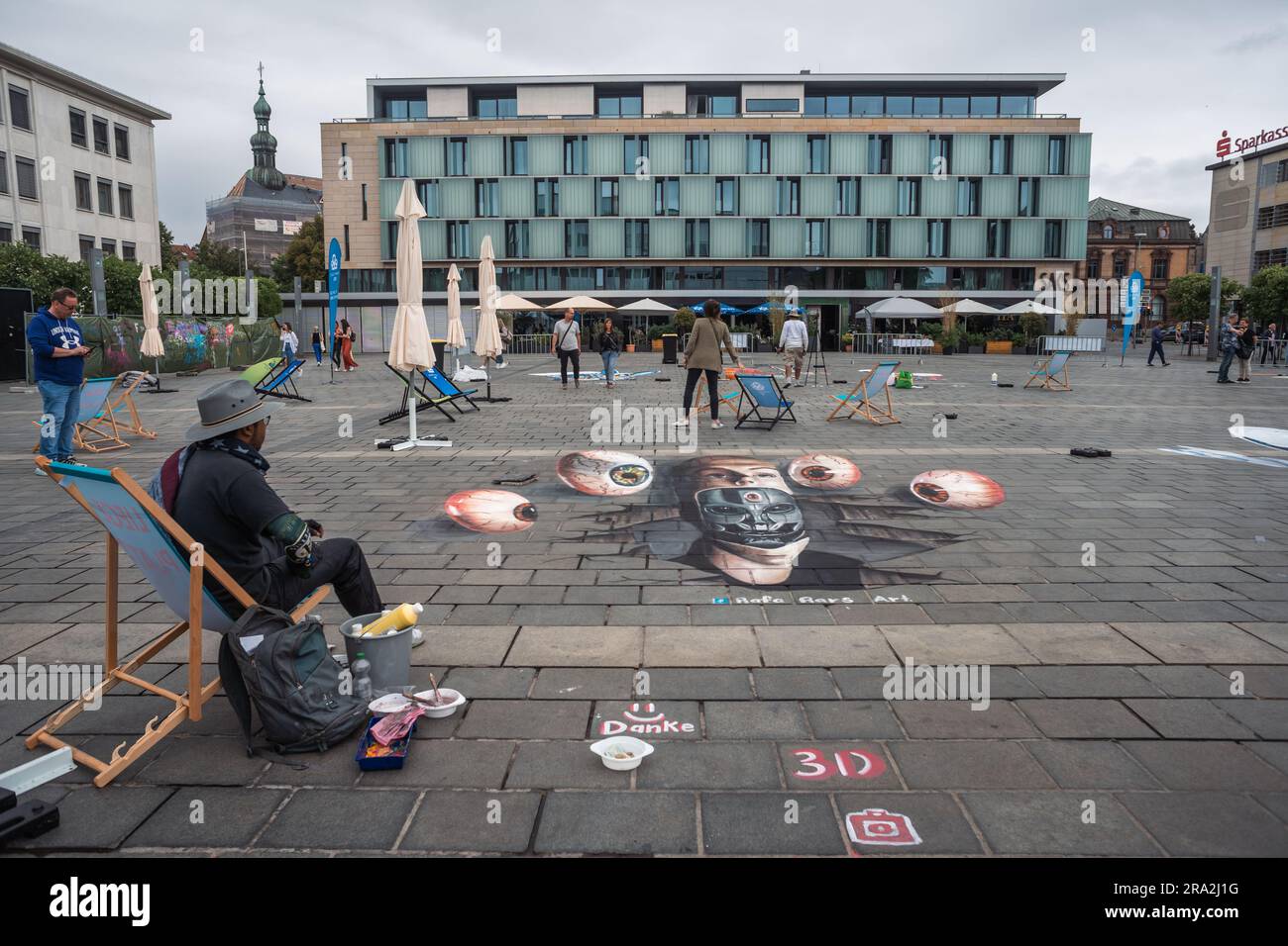 Kaiserslautern, Germany. 30th June, 2023. Mexican artist Rafa Rars ...