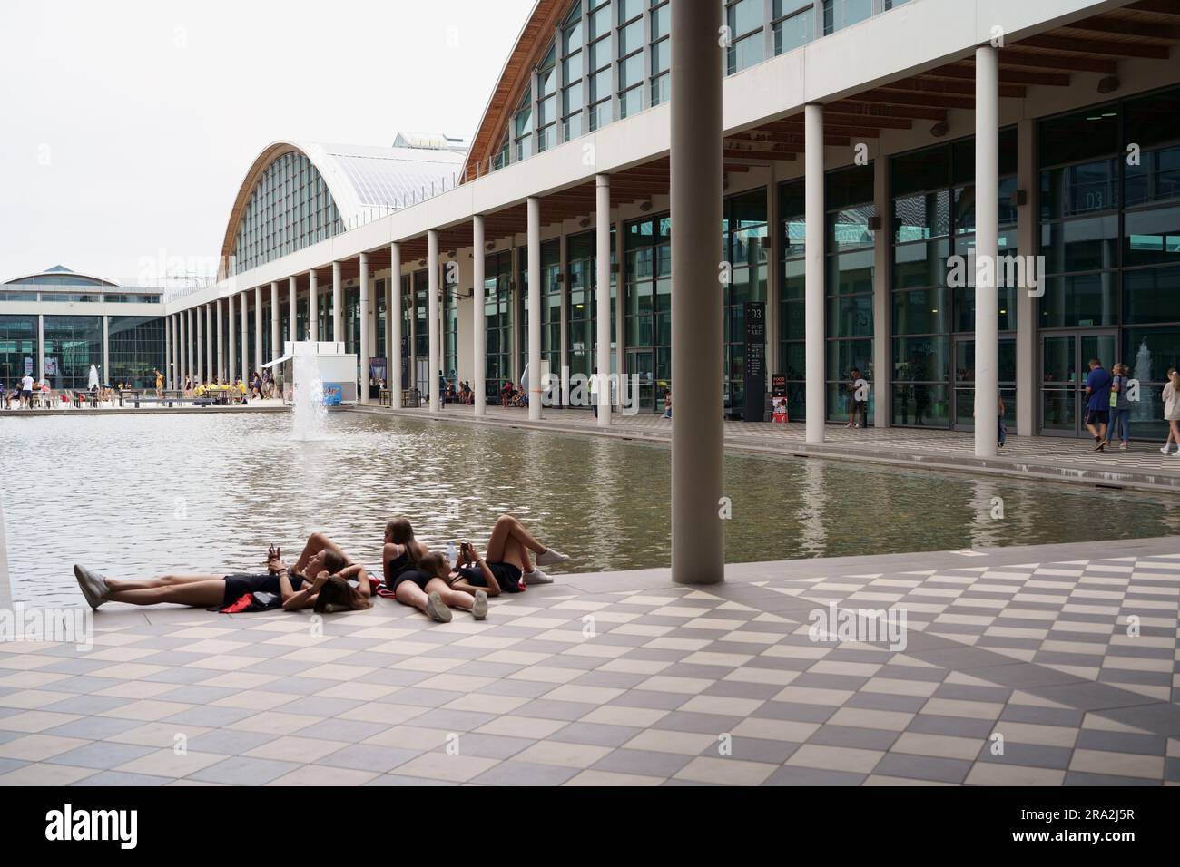 national rhythmic gymnastics competition at the Rimini fair Stock Photo ...