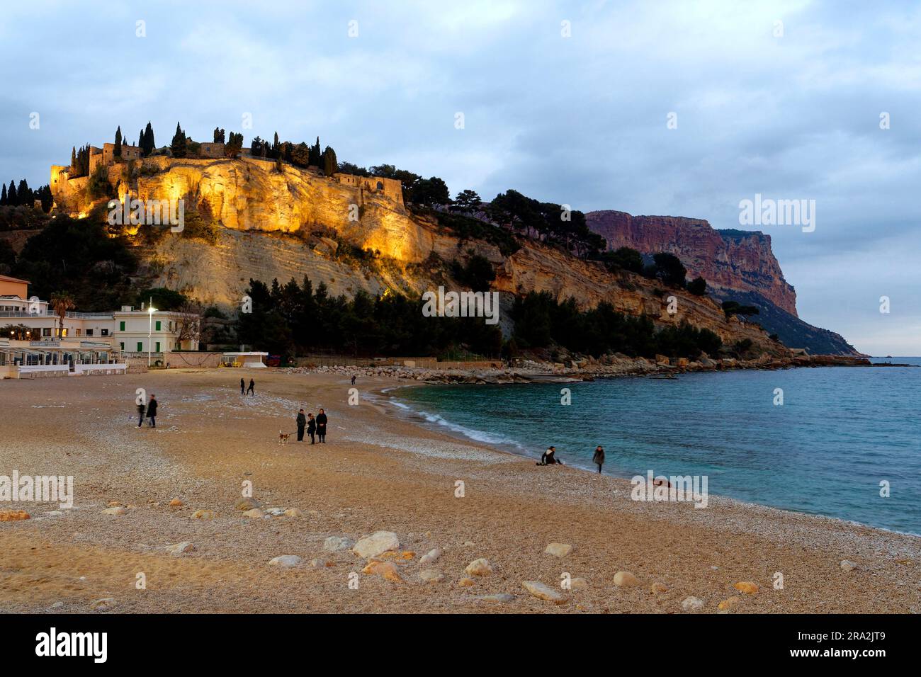 France, Bouches du Rhone, Cassis, the Castle of Cassis of the 13th ...