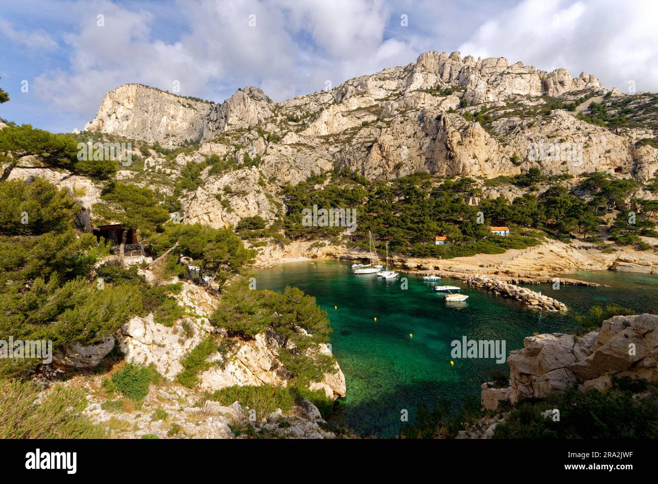 France, Bouches du Rhone, Cassis, Calanques National Park, the Calanque ...