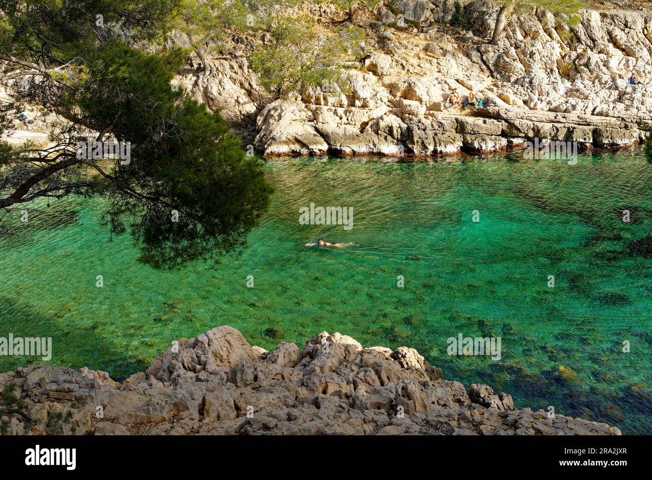 France, Bouches du Rhone, Cassis, Calanques National Park, the Calanque ...