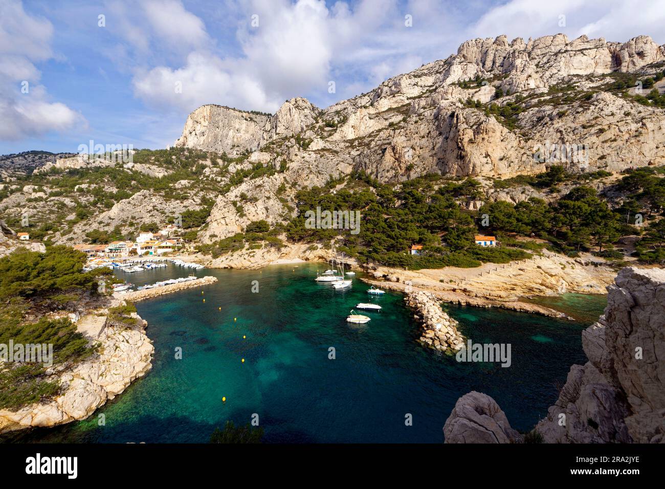 France, Bouches du Rhone, Cassis, Calanques National Park, the Calanque ...