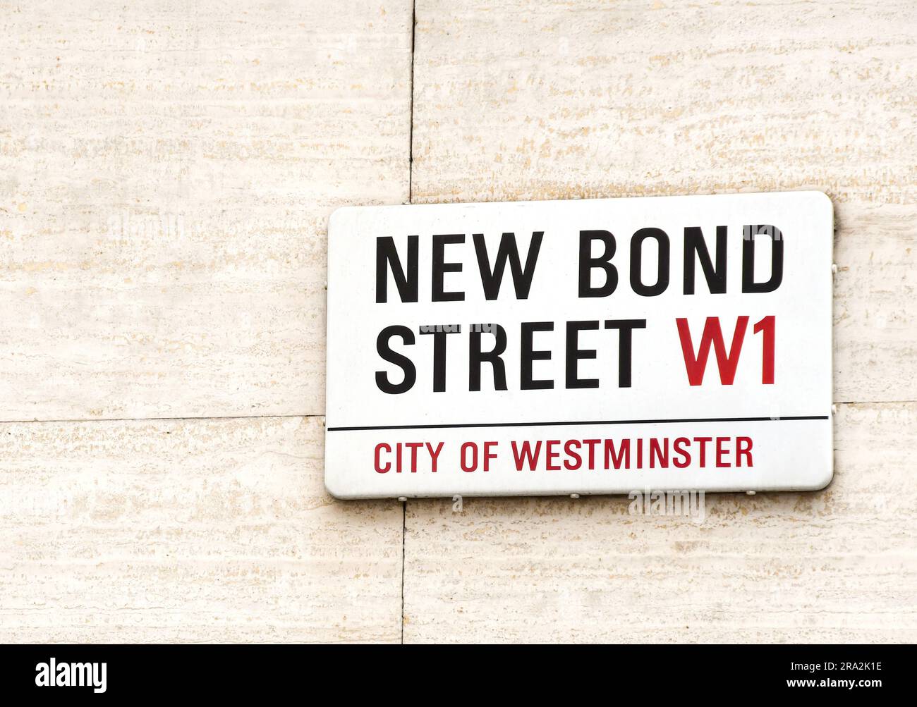 London, England, UK - 28 June 2023: Sign on a wall at the start of New ...