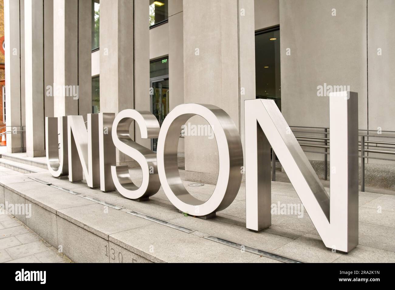 London, England, UK - 28 June 2023: Sign outside the headquarters of ...