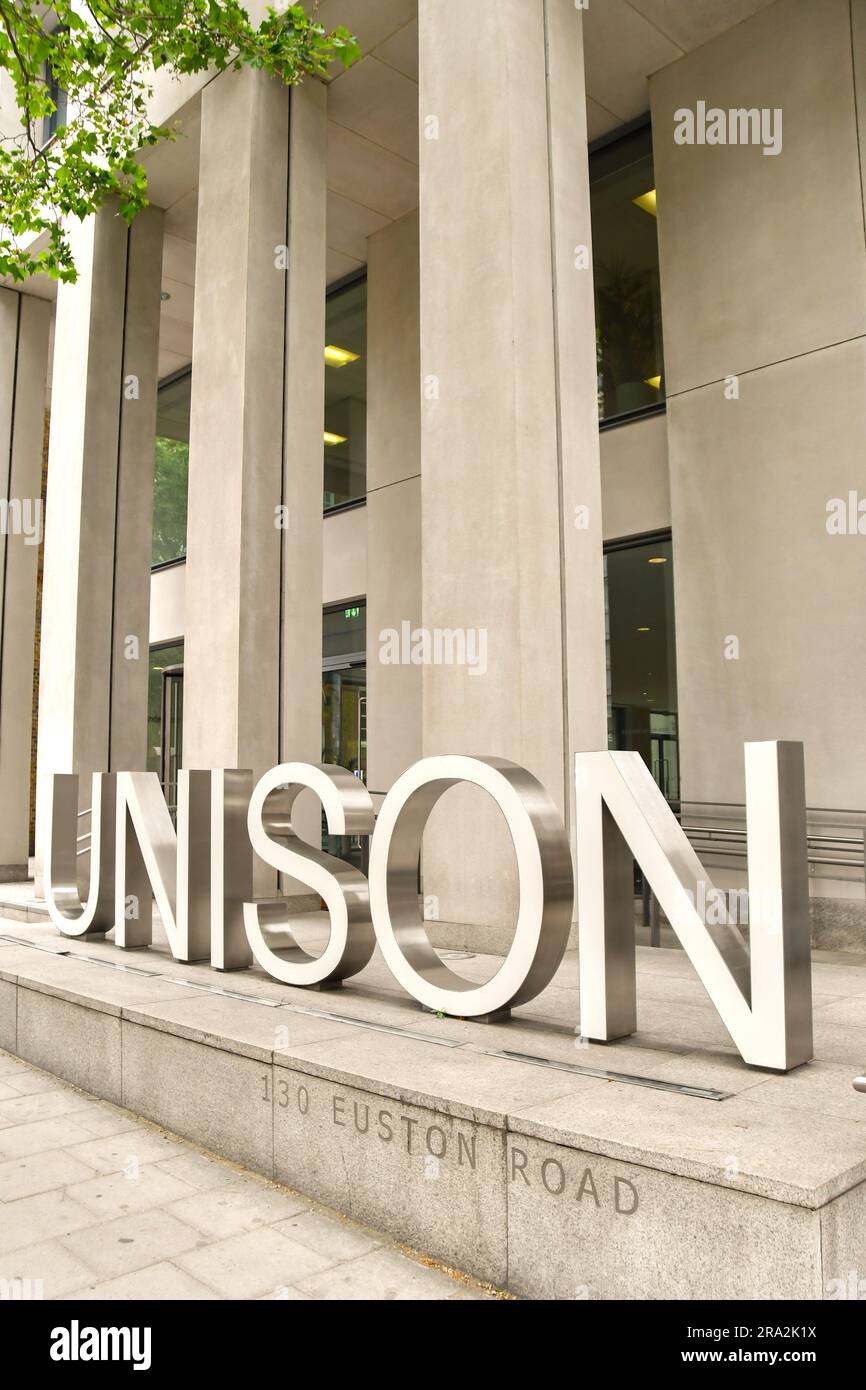 London, England, UK - 28 June 2023: Sign outside the headquarters of ...