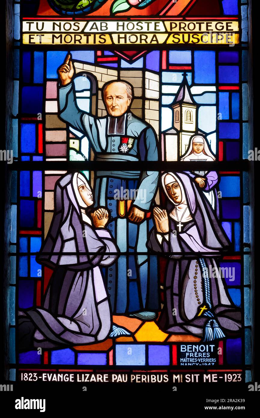 France, Meurthe et Moselle, Nancy, chapel of the Virgin Mary and Saint ...