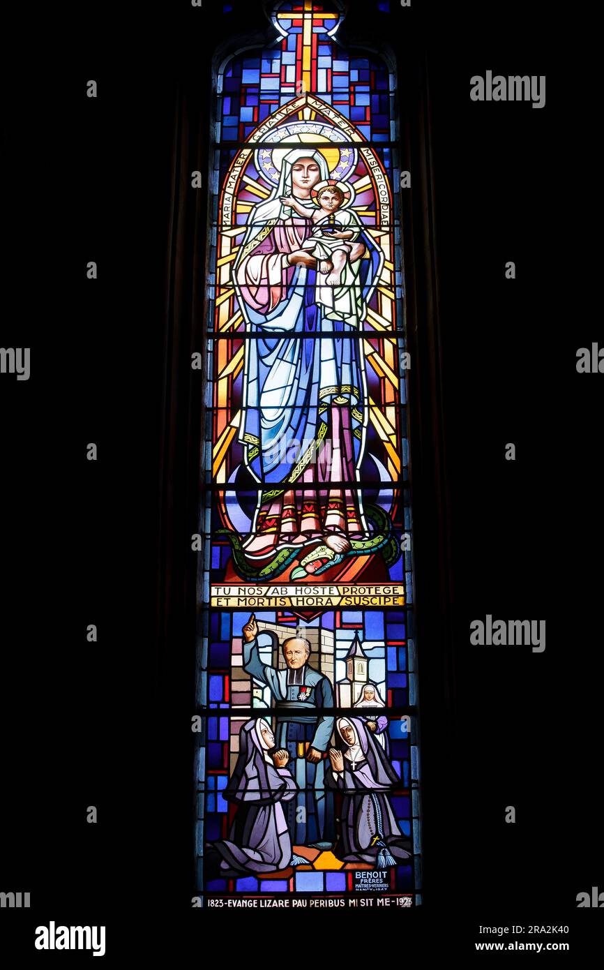 France, Meurthe et Moselle, Nancy, chapel of the Virgin Mary and Saint ...