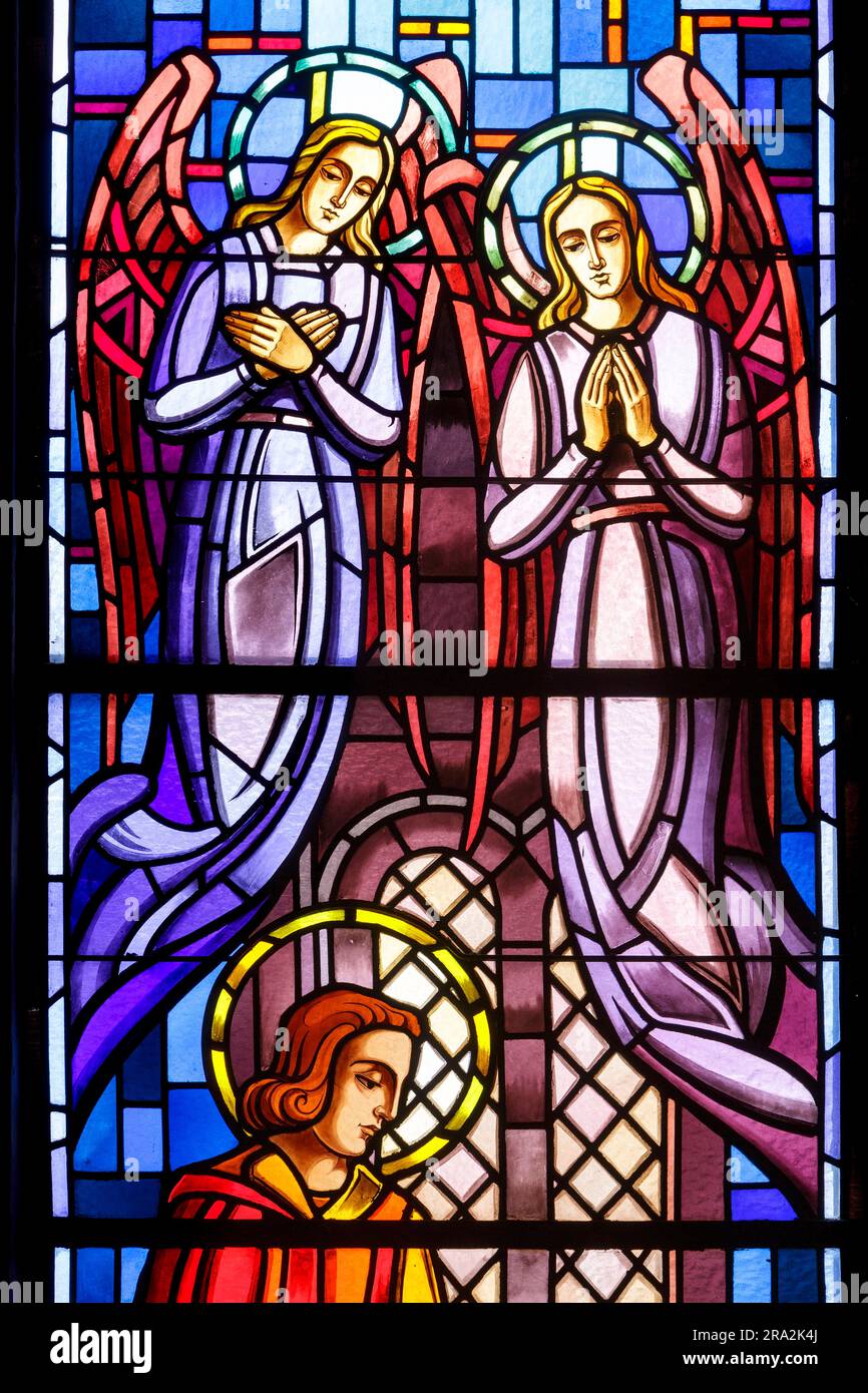 France, Meurthe et Moselle, Nancy, chapel of the Virgin Mary and Saint ...