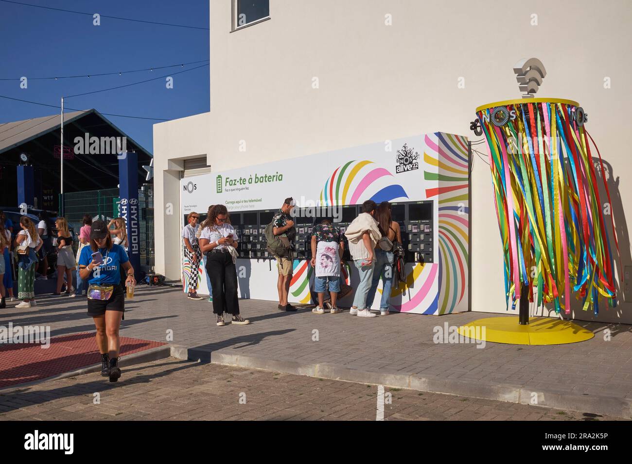 Portugal, Lisbon district, Oeiras, Parque de Alges, Nos Alive music ...