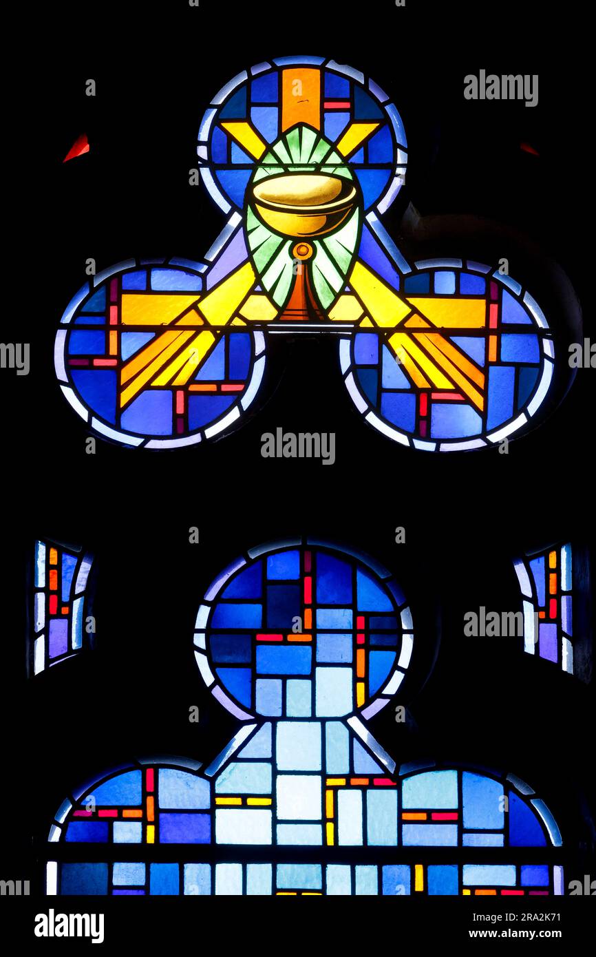 France, Meurthe et Moselle, Nancy, chapel of the Virgin Mary and Saint ...