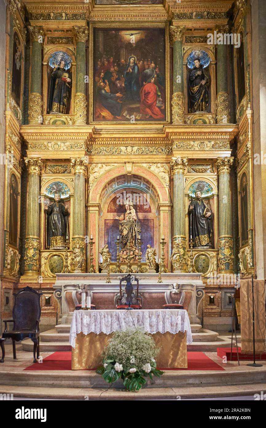 Portugal, Lisbon, Bairro Alto, St. Roch Church (Igreja de Sao Roque ...
