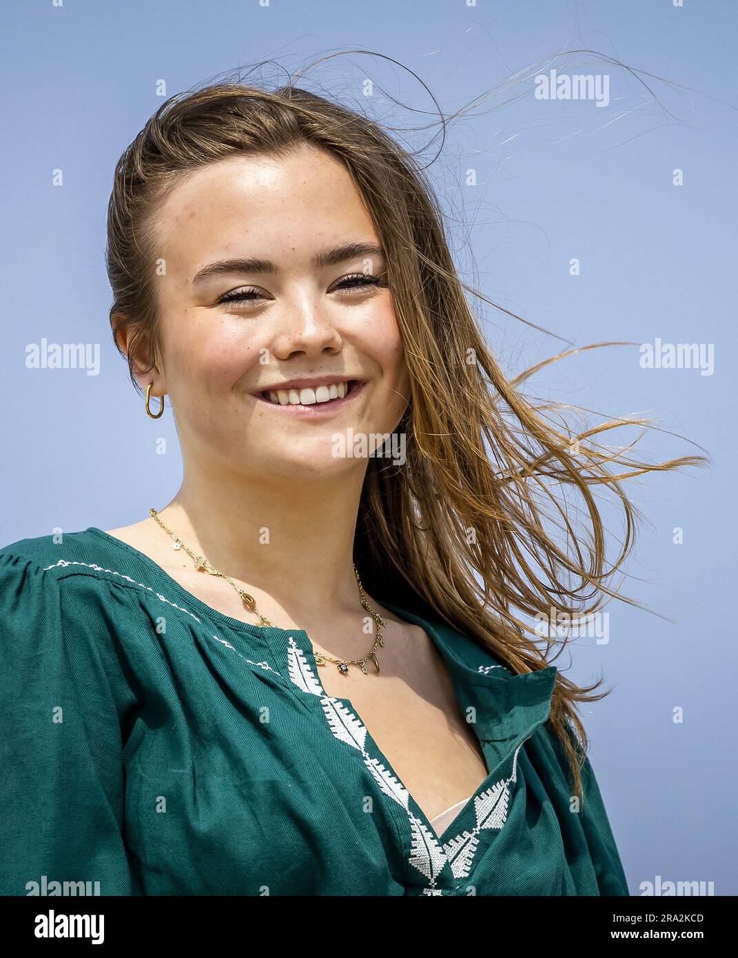 THE HAGUE - Princess Ariane on the Zuiderstrand during the traditional ...