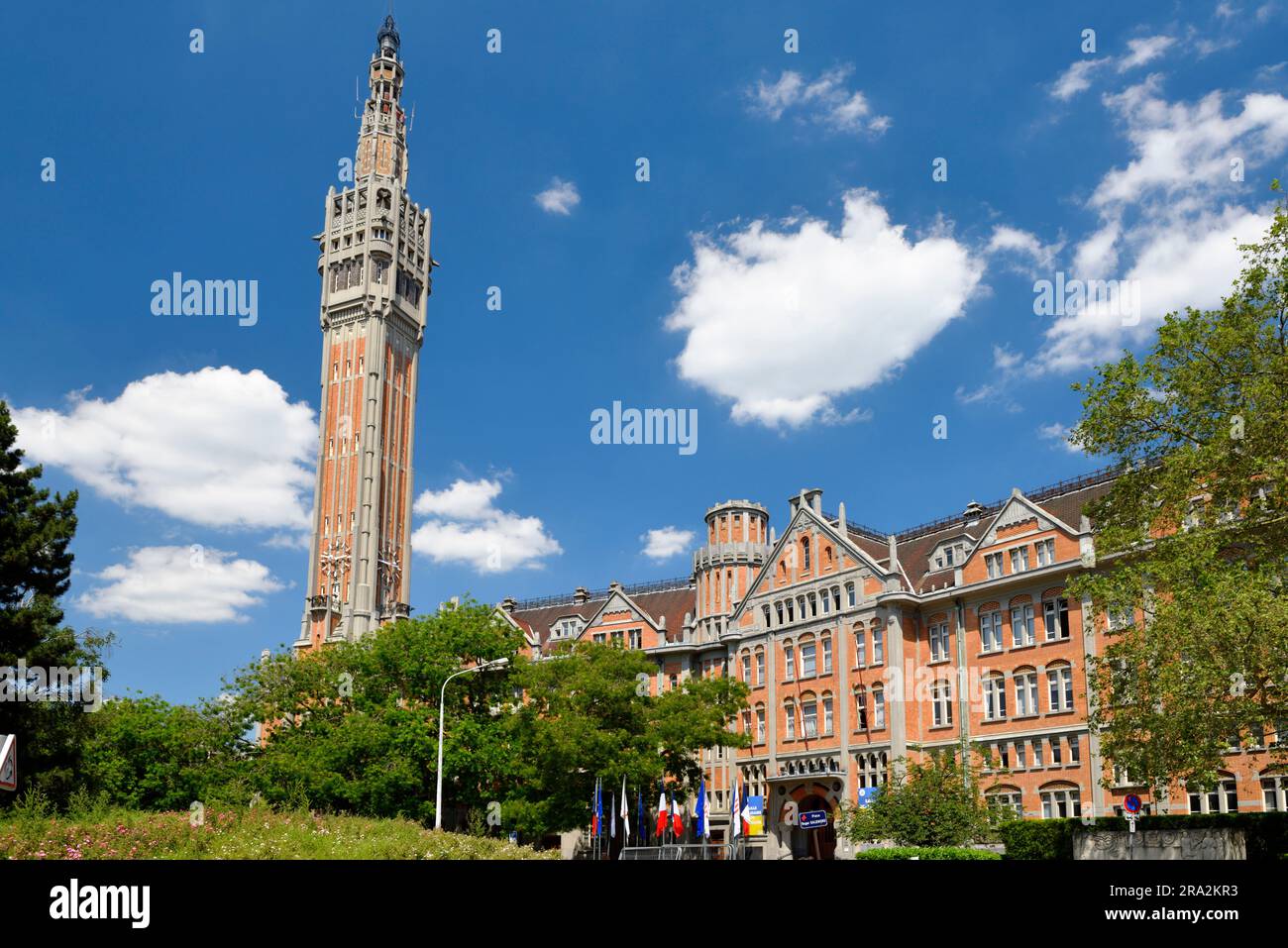 France, North, Lille, city hall belfry listed as World Heritage by ...