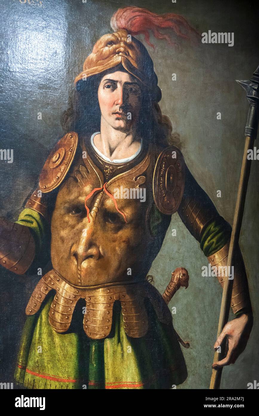 France, Tarn, Castres, Goya Museum, portrait of Alvar Velasquez de Lara ...