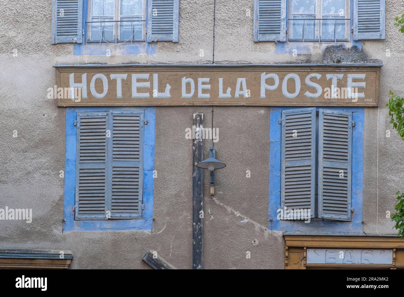 France, Puy de Dome, village of Ardes, former hotel Stock Photo - Alamy