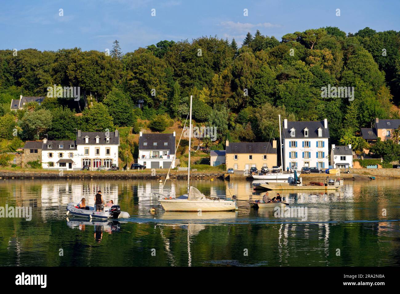 France, Finistere, Morlaix bay, Plouezoc'h, Plougasnou, Locquenole ...