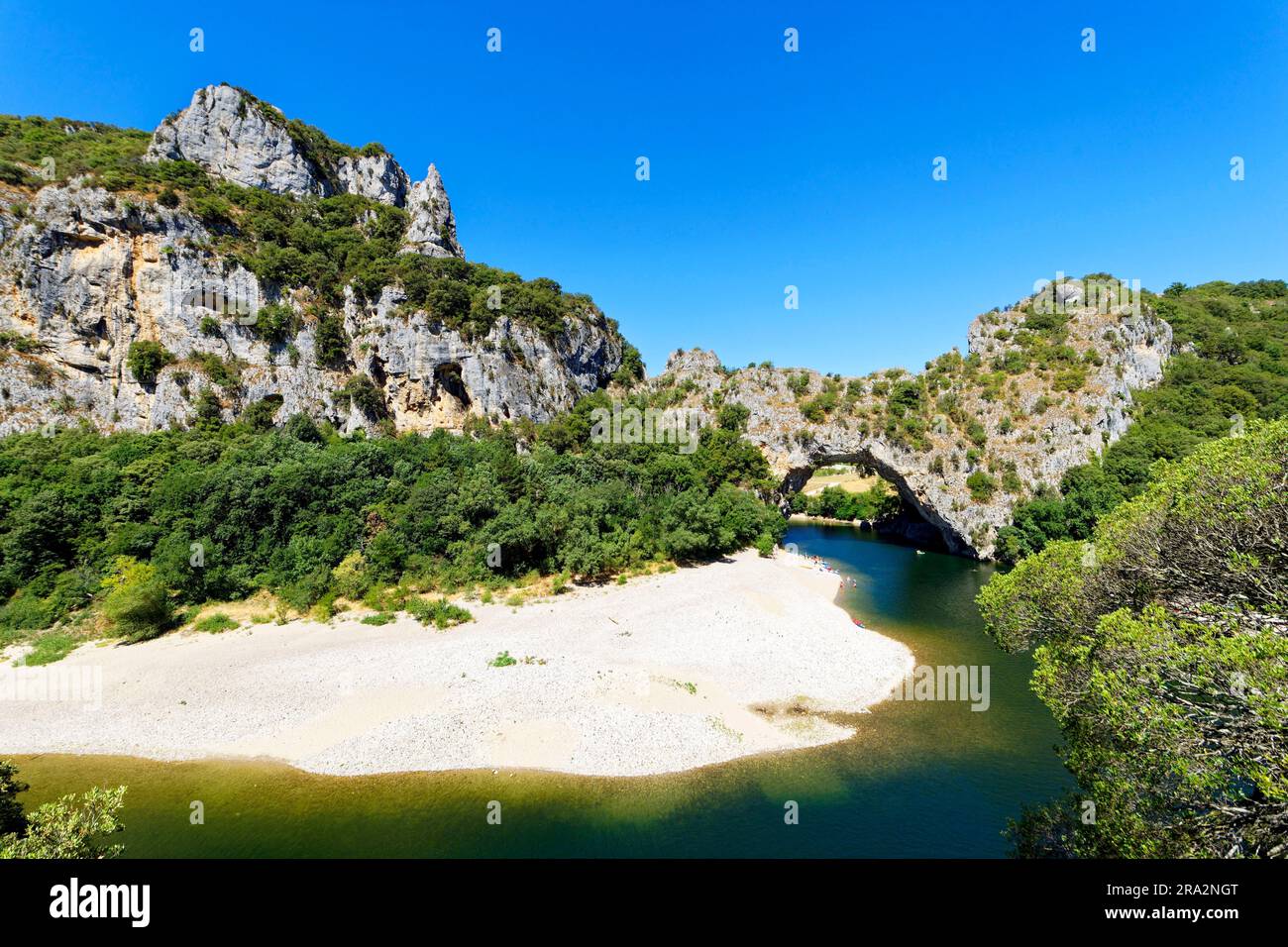 France, Ardeche, Vallon Pont d'Arc, The gorges of the Ardeche (National ...
