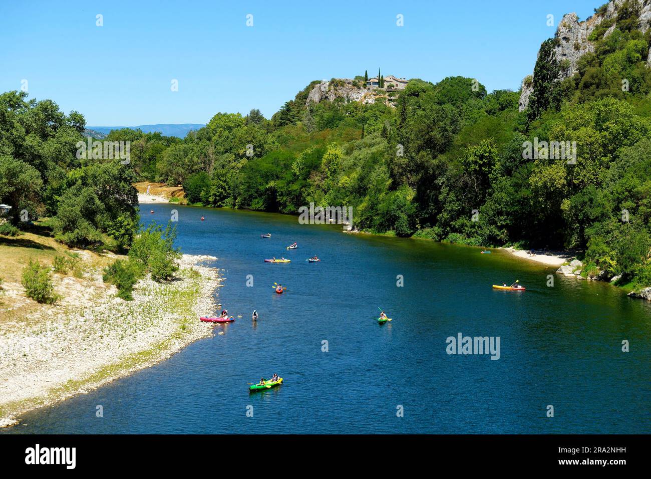 France, Ardeche, Vallon Pont d'Arc, The gorges of the Ardeche (National ...