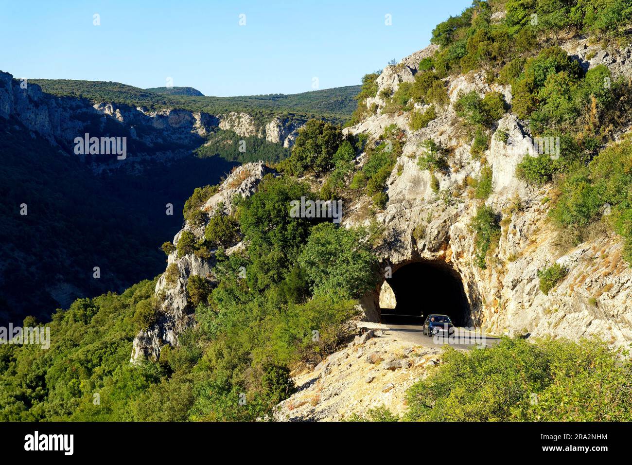 France, Ardeche, Vallon Pont d'Arc, The gorges of the Ardeche (National ...