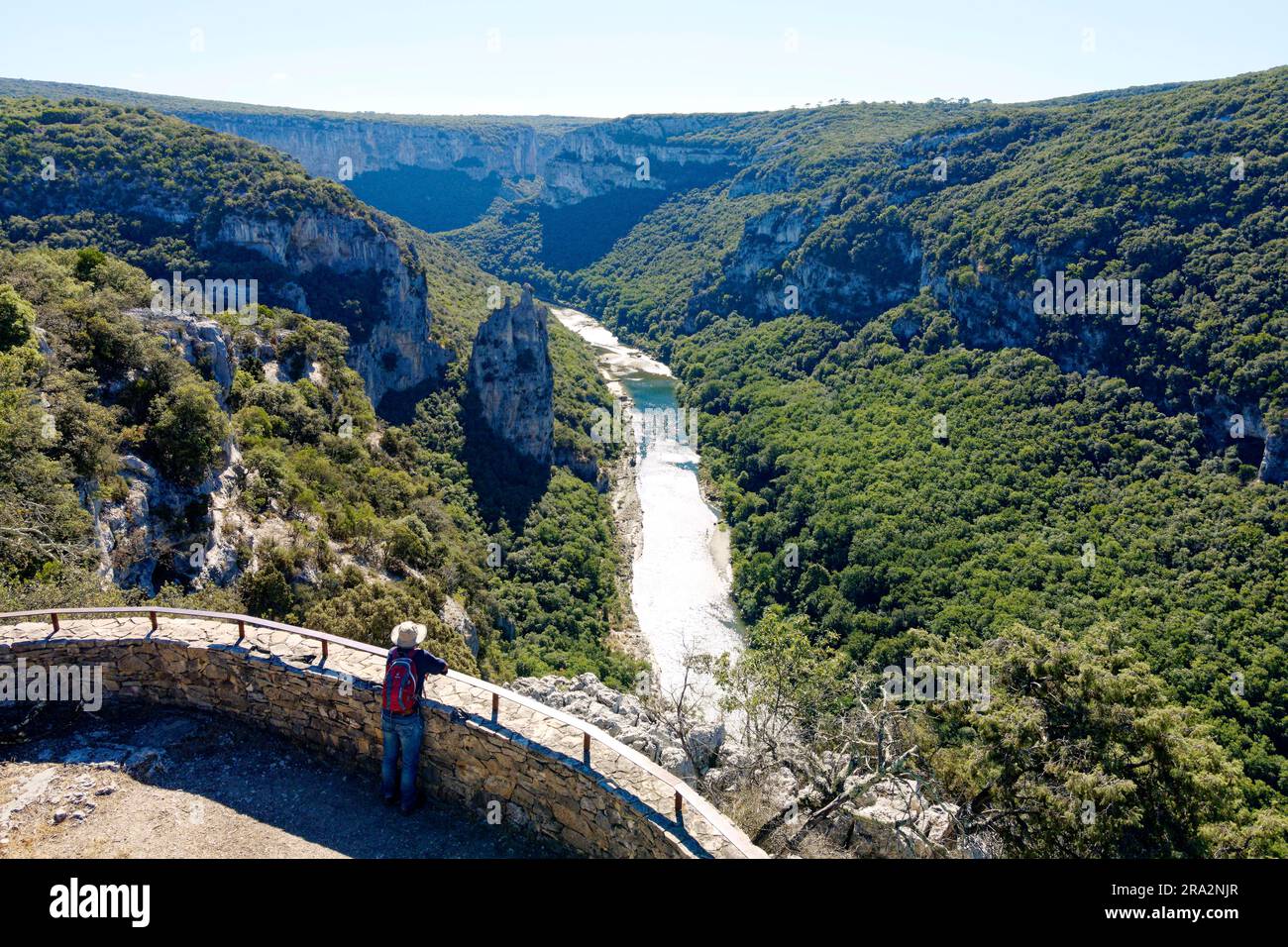 France, Ardeche, Vallon Pont d'Arc, The gorges of the Ardeche (National ...