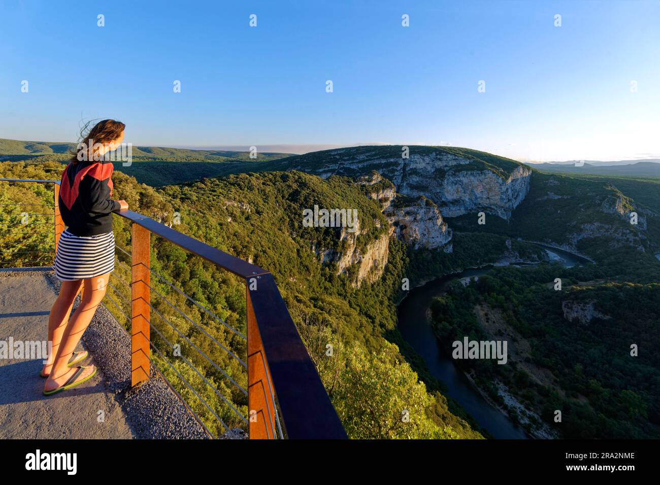 France, Ardeche, Vallon Pont d'Arc, The gorges of the Ardeche (National ...