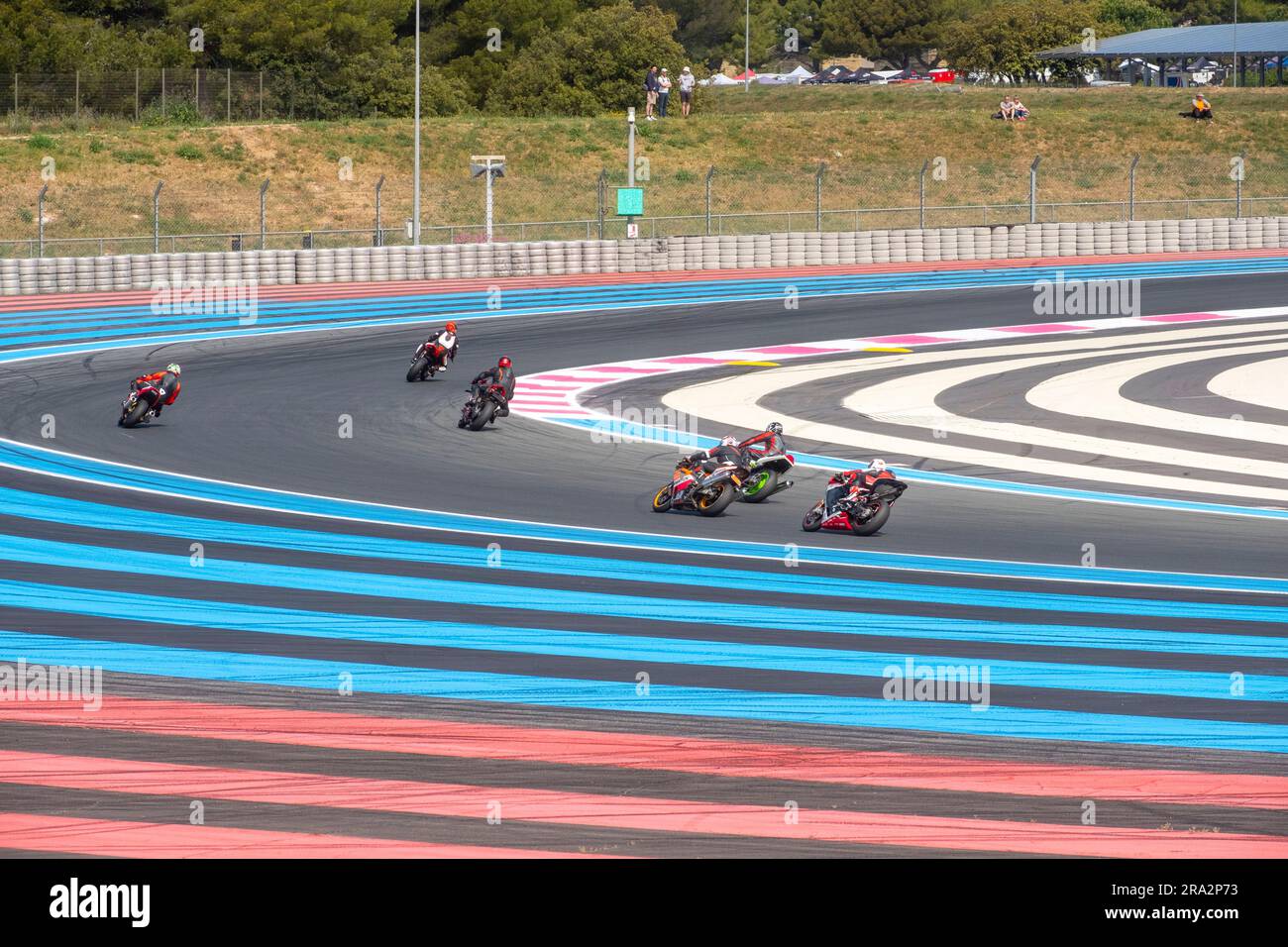 France, Var, Le Castellet, Paul Ricard racing circuit, old motorcycle ...