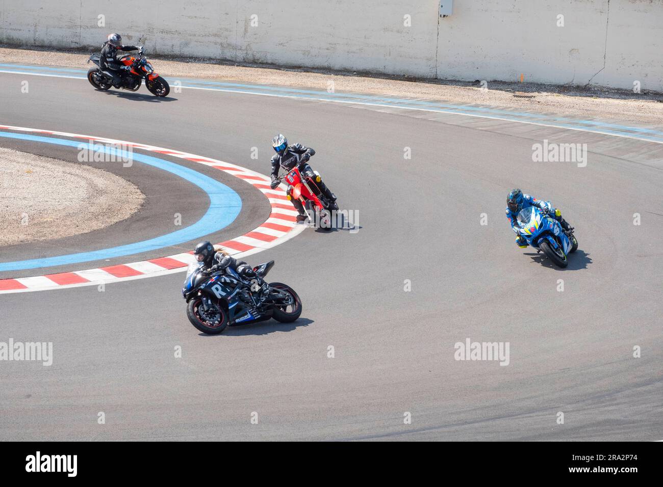 France, Var, Le Castellet, Paul Ricard racing circuit, old motorcycle ...