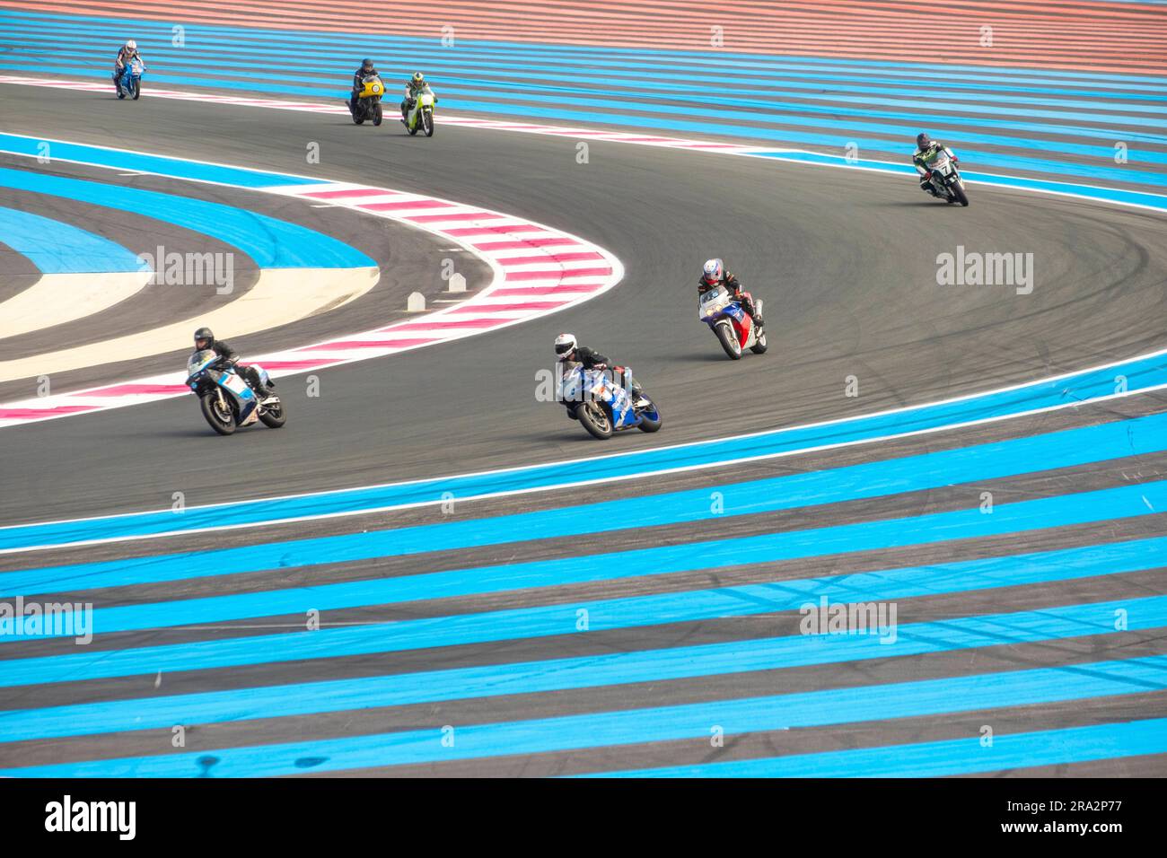 France, Var, Le Castellet, Paul Ricard racing circuit, old motorcycle ...