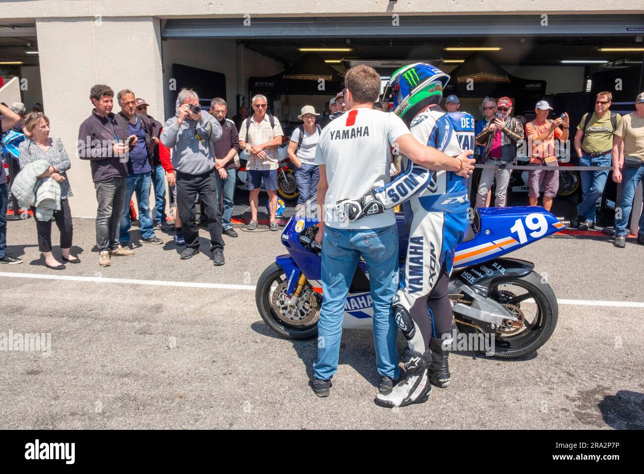 France, Var, Le Castellet, Paul Ricard racing circuit, old motorcycle ...