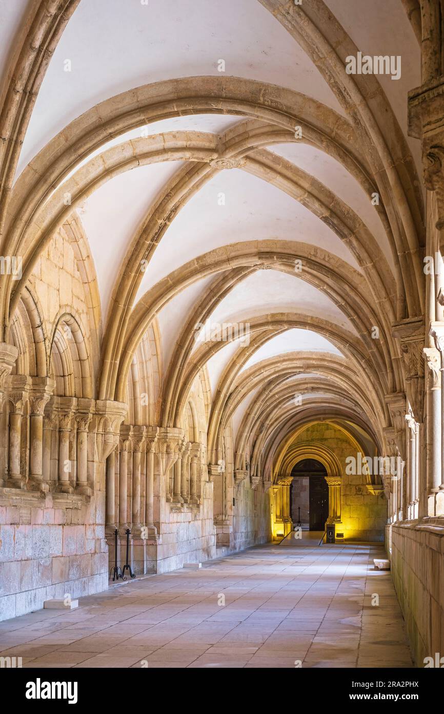 Portugal, Central region, Alcobaça, Santa Maria of Alcobaça monastery ...