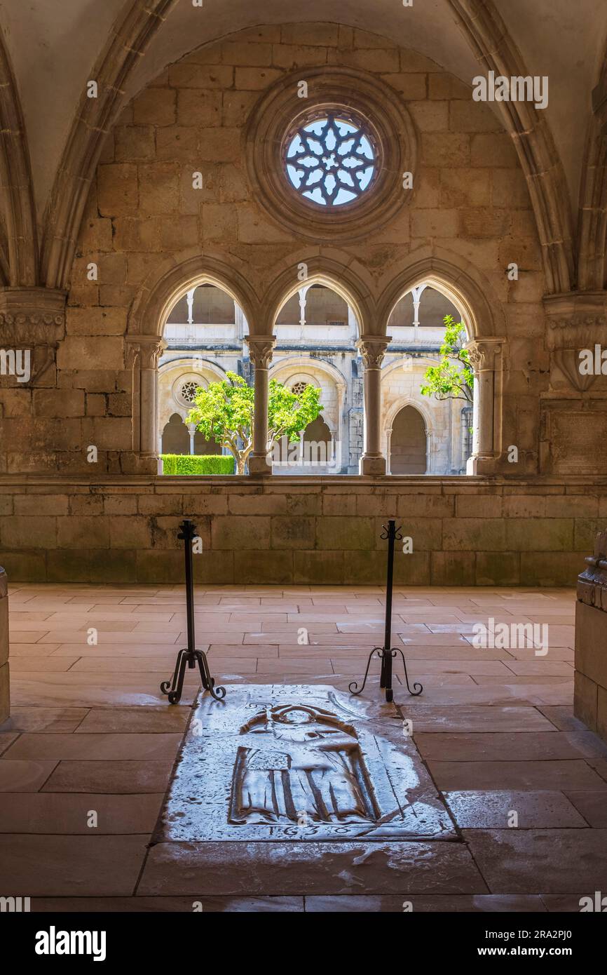 Portugal, Central region, Alcobaça, Santa Maria of Alcobaça monastery ...