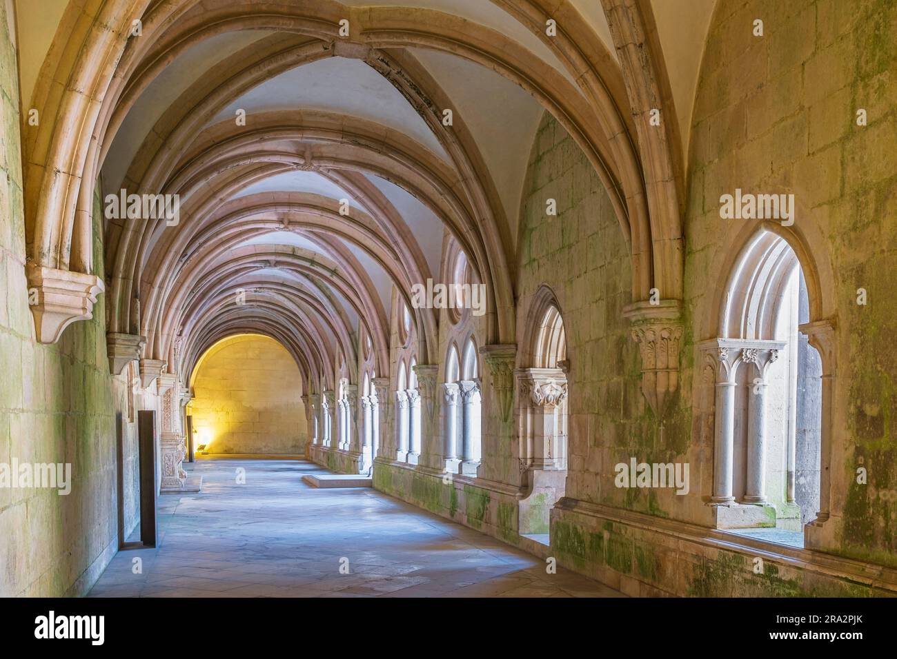 Portugal, Central region, Alcobaça, Santa Maria of Alcobaça monastery ...