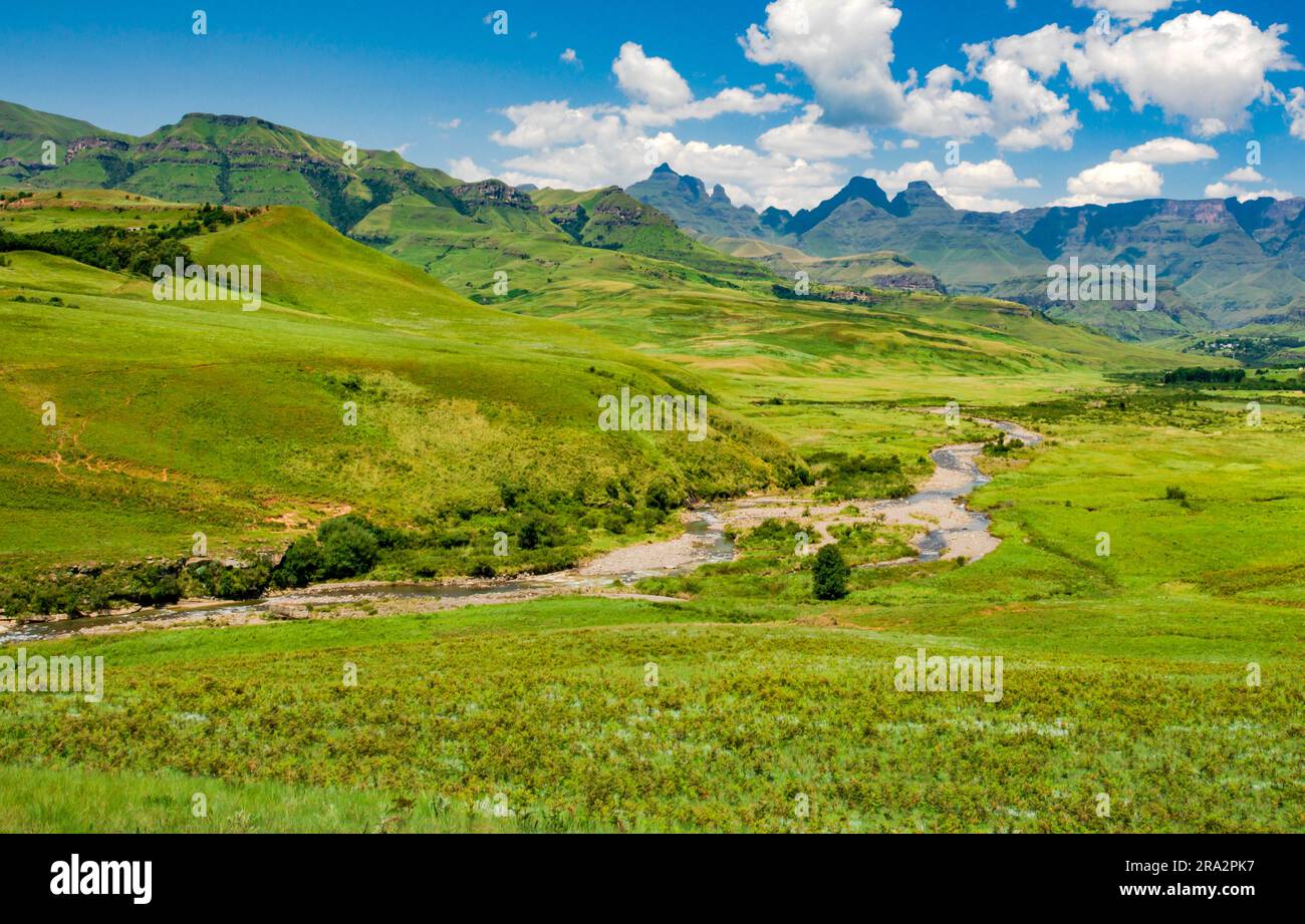 South Africa, Kwazulu Natal, uKhahlamba Drakensberg Park, UNESCO World ...