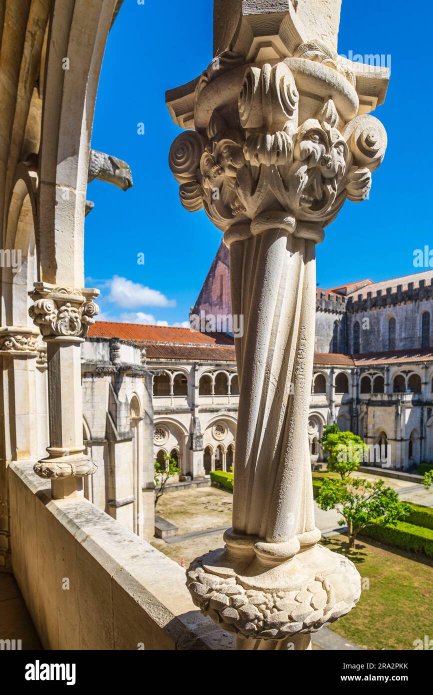Portugal, Central region, Alcobaça, Santa Maria of Alcobaça monastery ...