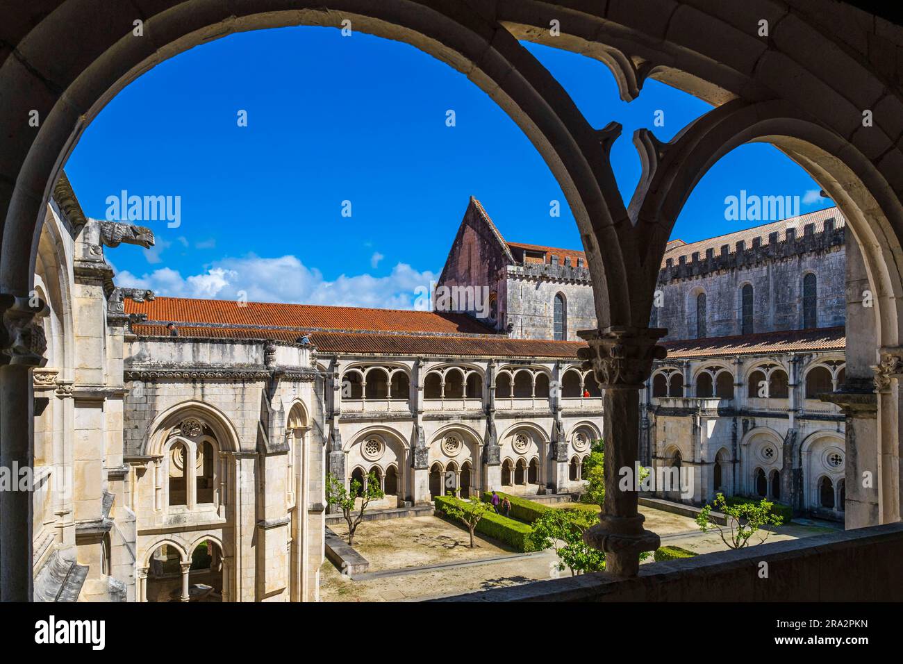 Portugal, Central region, Alcobaça, Santa Maria of Alcobaça monastery ...