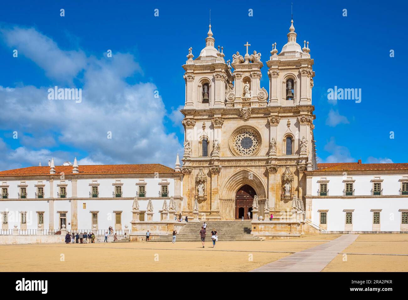 Portugal, Central region, Alcobaça, Santa Maria of Alcobaça monastery ...