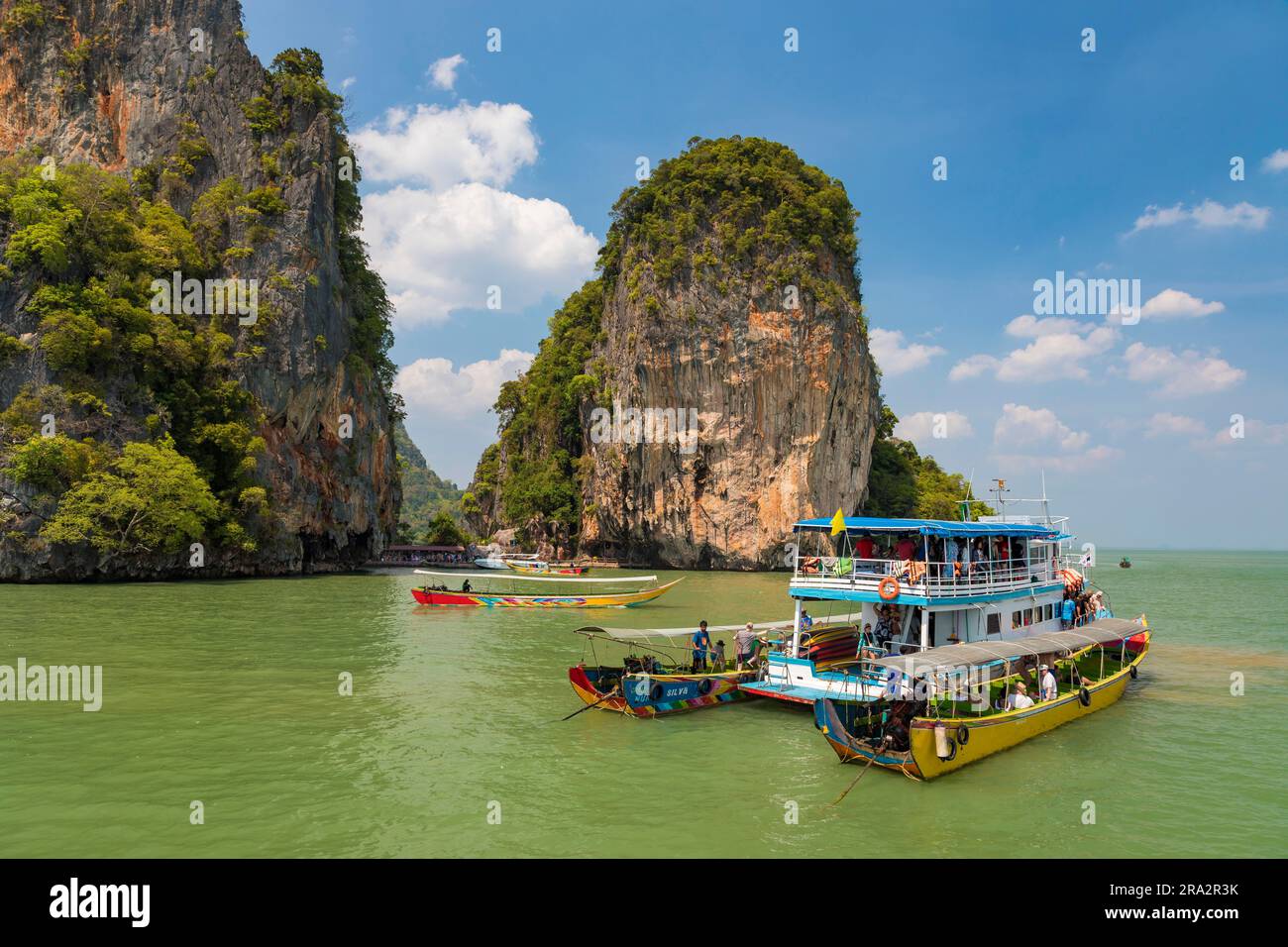 Thailand, Ao Phang Nga national parc, Phang Nga bay, Ko Khao Phing Kan ...