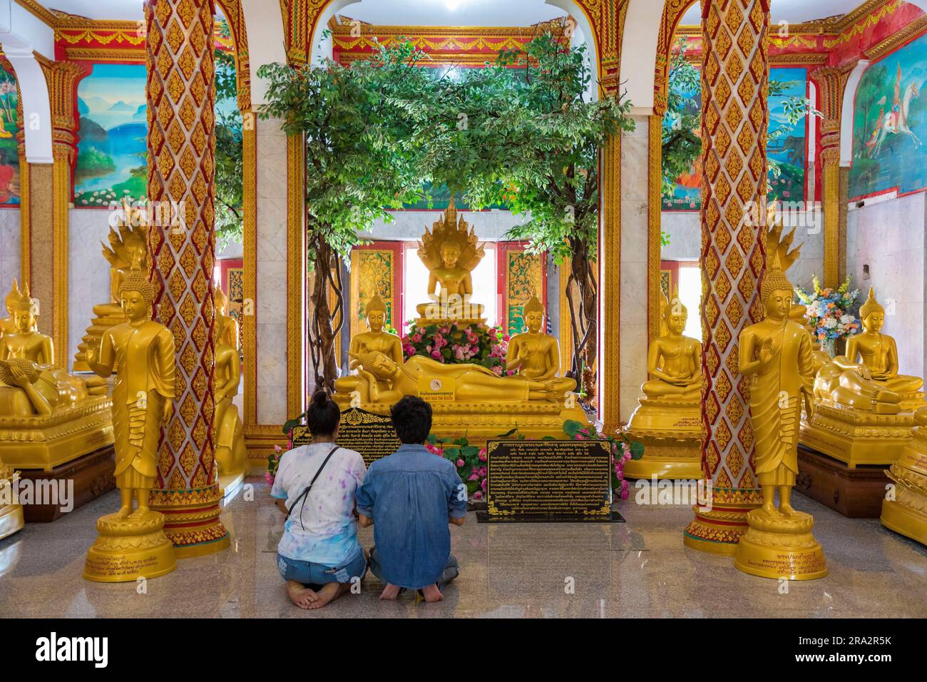 Thailand, Phuket Province, Chalong, Wat Chalong temple Stock Photo - Alamy