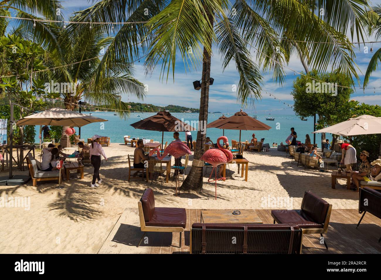 Thailand, Phuket Province, Koh Phuket island, Wichit, Ao Yon beach ...