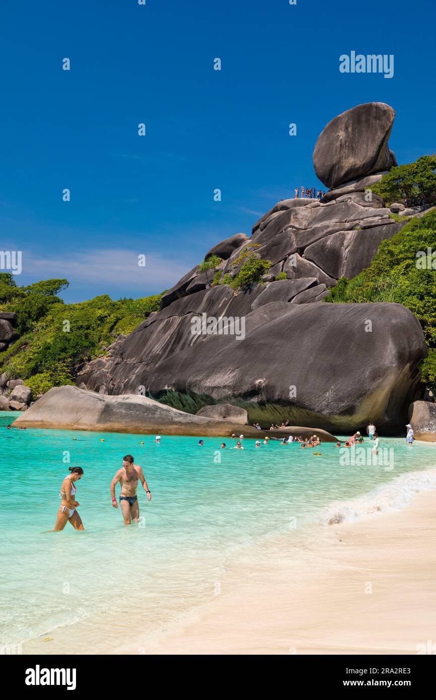 Thailand, Phang Nga Province, Similan national marine park, Koh Similan ...